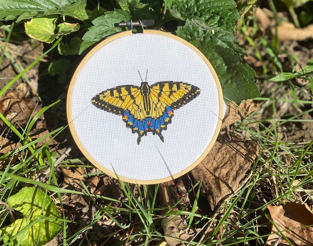 Eastern Tiger Swallowtail, Butterfly, Insect Scientific Cross Stitch ...