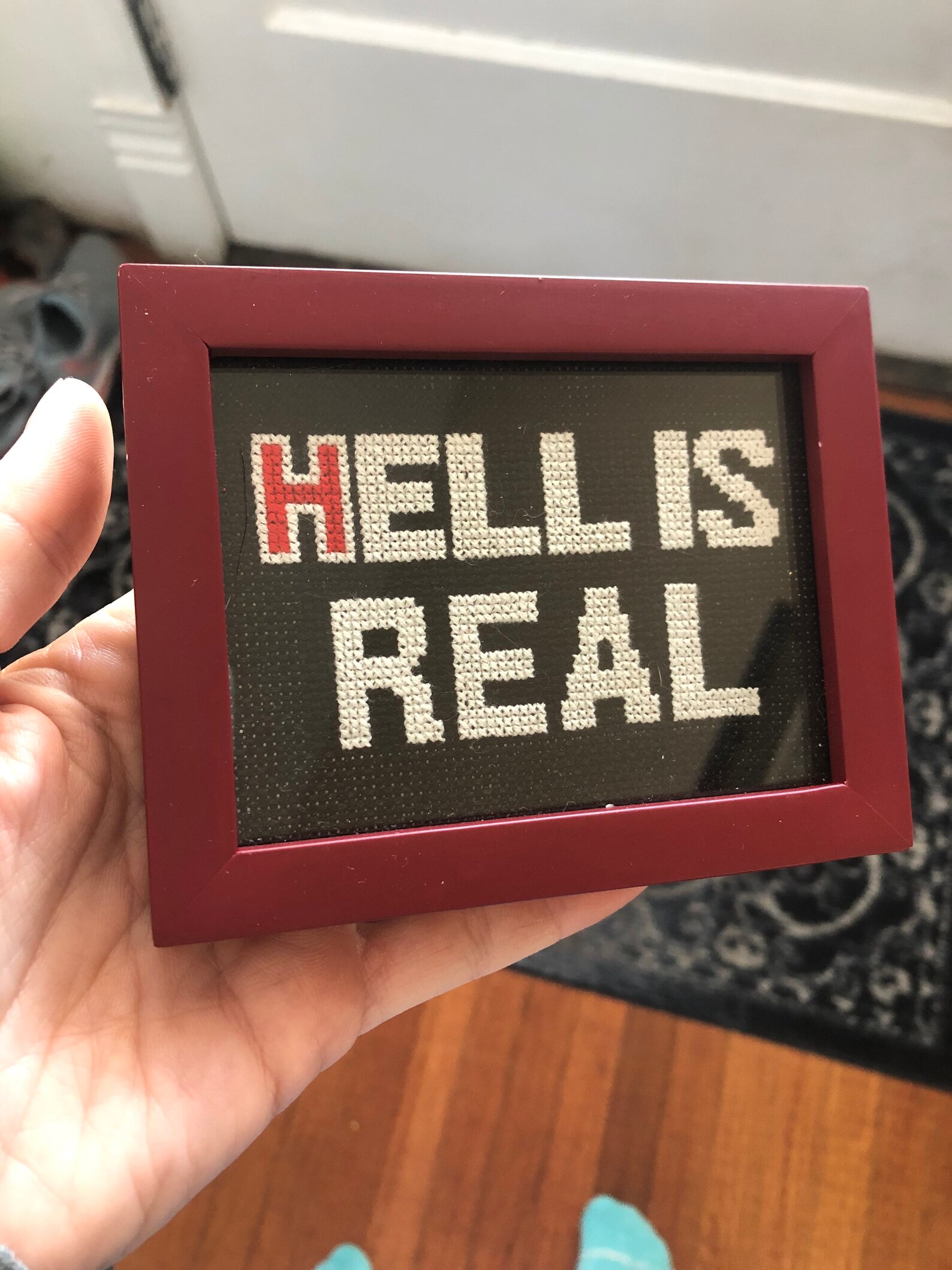 Ohio Hell is Real Billboard Cross Stitch PDF Instant - Etsy