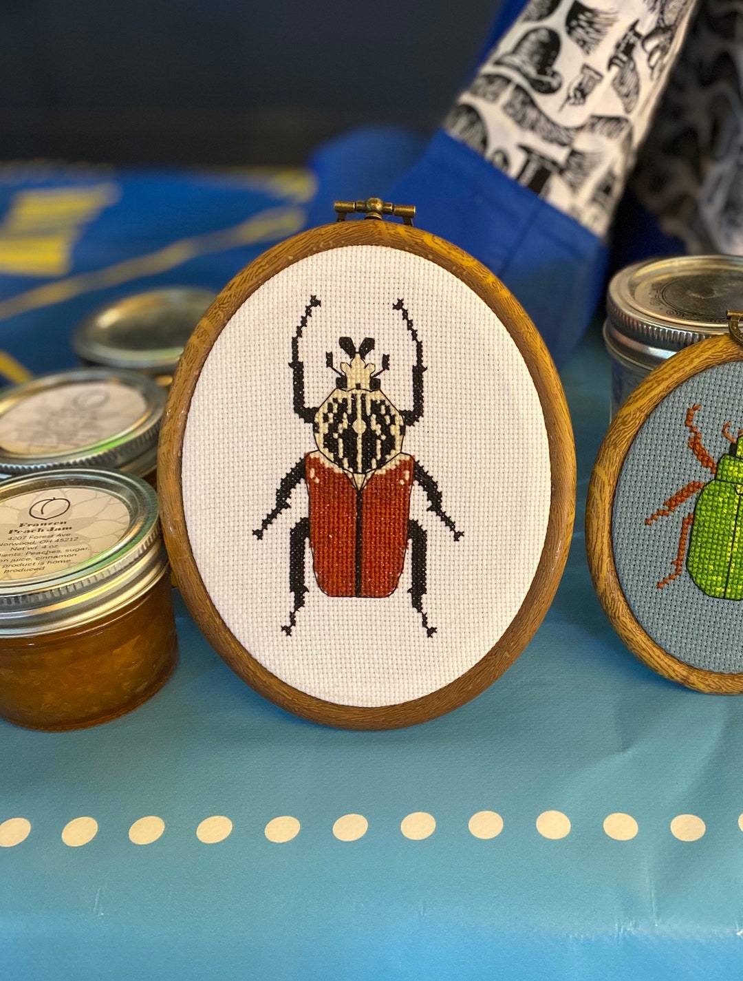 Goliath Beetle, Stag Beetle, Scarab, Bug, Insect, Modern Cross Stitch PDF Instant Download - Etsy