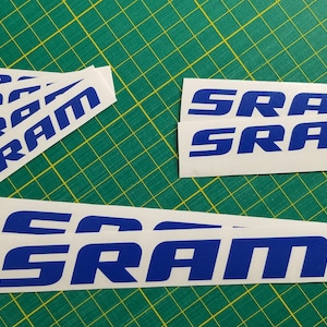 SRAM Logo Decals Stickers. Frame Fork Shock Wheels. Lots of Colors to ...