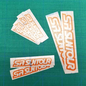 Buy SR Suntour Logo Decals Stickers. Frame Fork Shock Wheels. Lots of ...