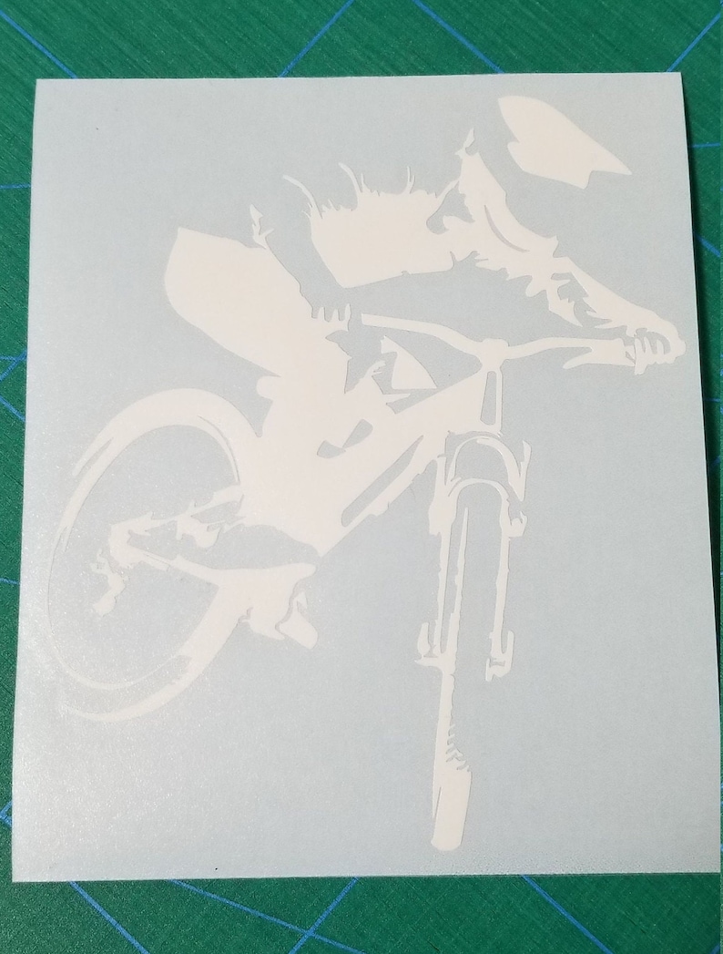 MTB Downhill DH Mountain Bike Rider Decal Sticker. Made From - Etsy
