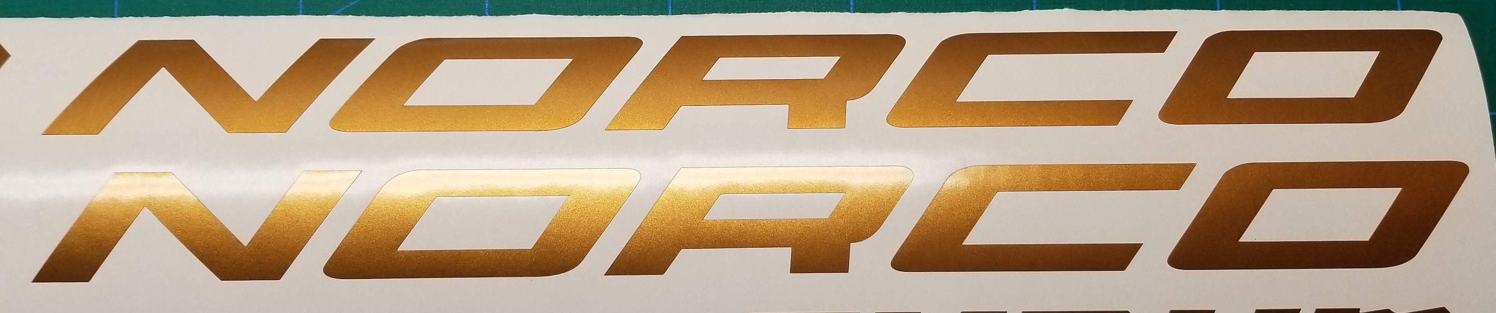 Custom Made Norco Style Bike Frame Decals Stickers. Made From | Etsy