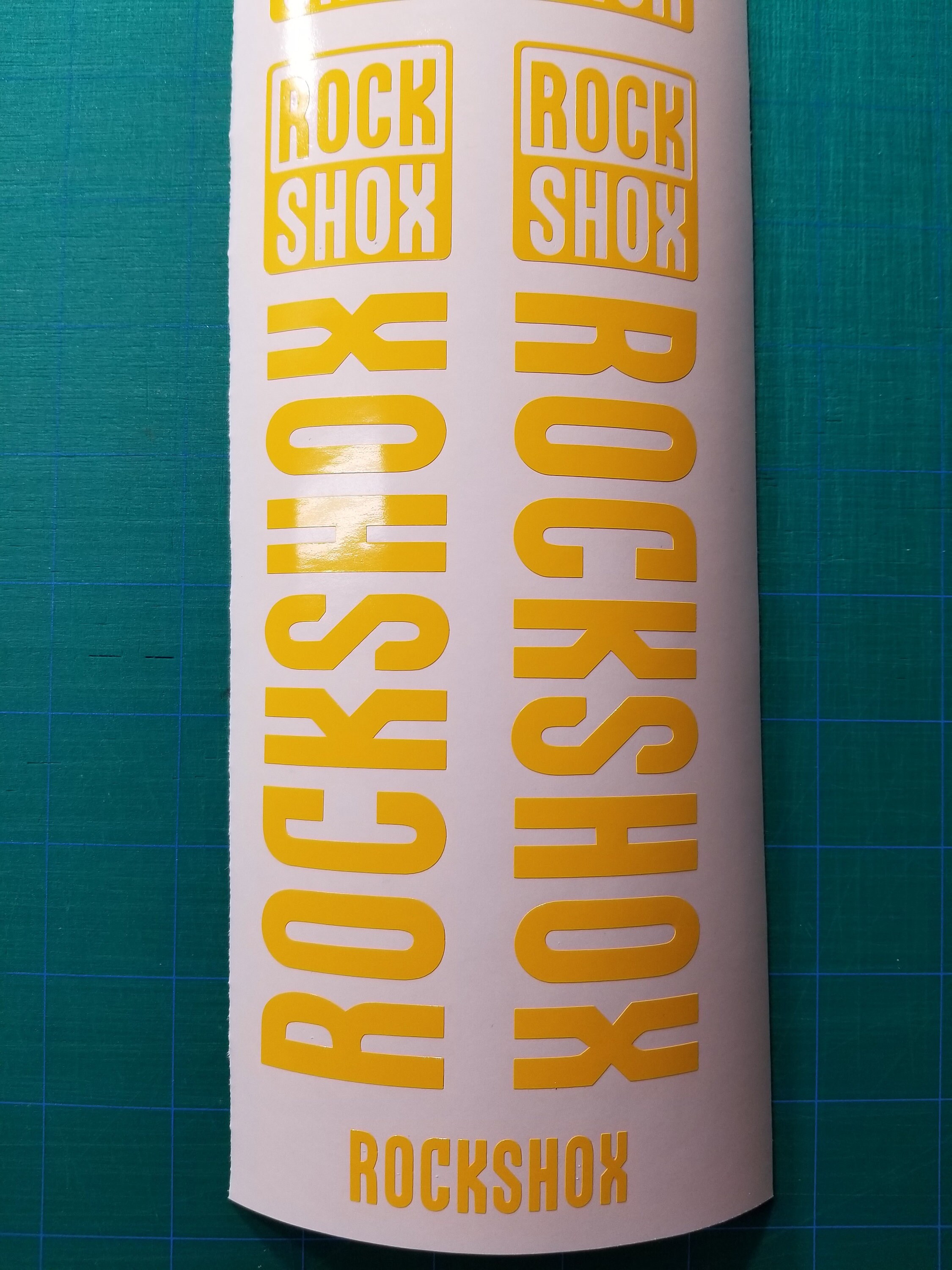Custom Made Rockshox Fork and Shock Decals Stickers. Die-cut - Etsy