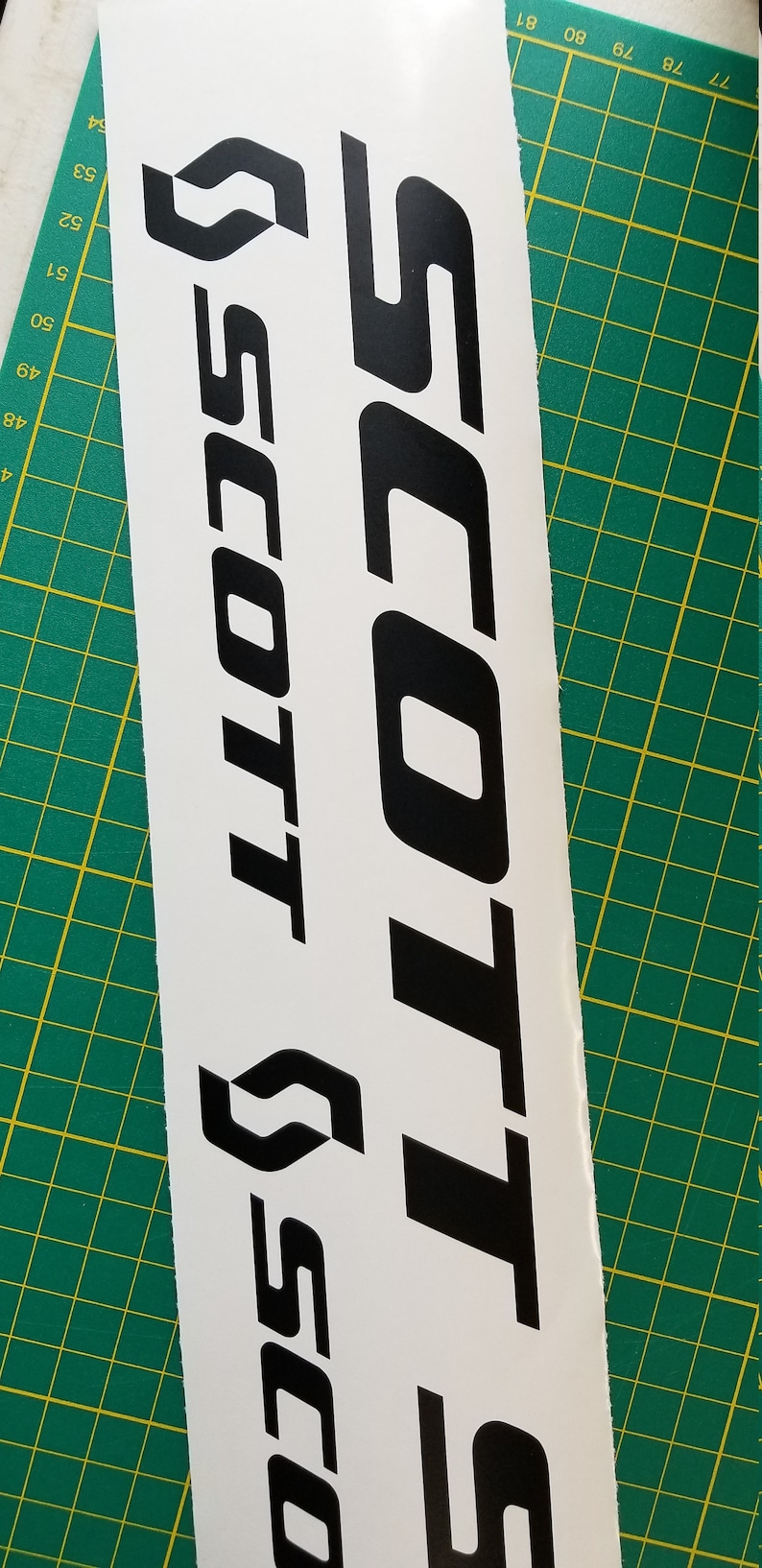 Custom Made Scott Style Bike Frame Decals Stickers. Made From - Etsy