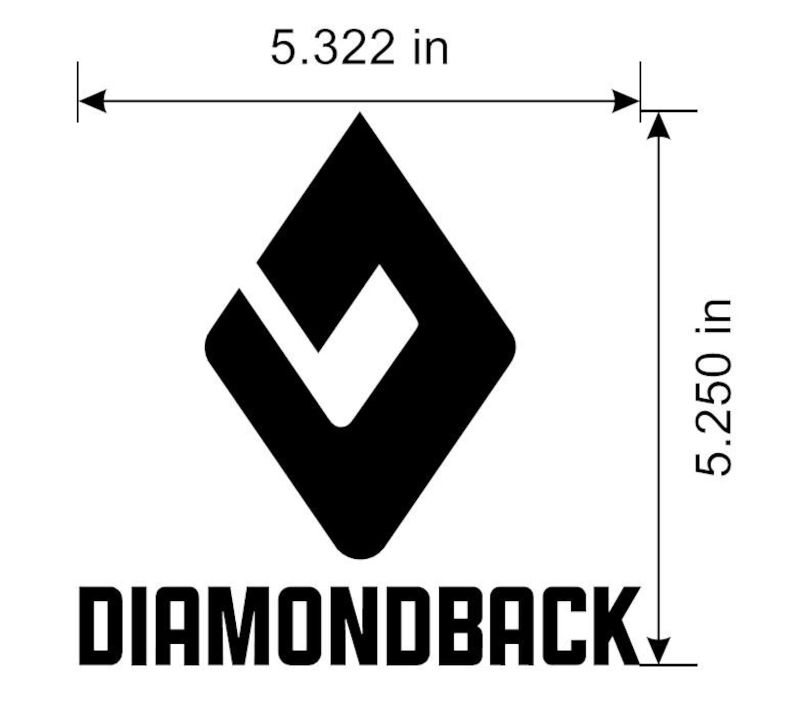 Diamondback Logo Window Decal Sticker. Lots of Colors to - Etsy