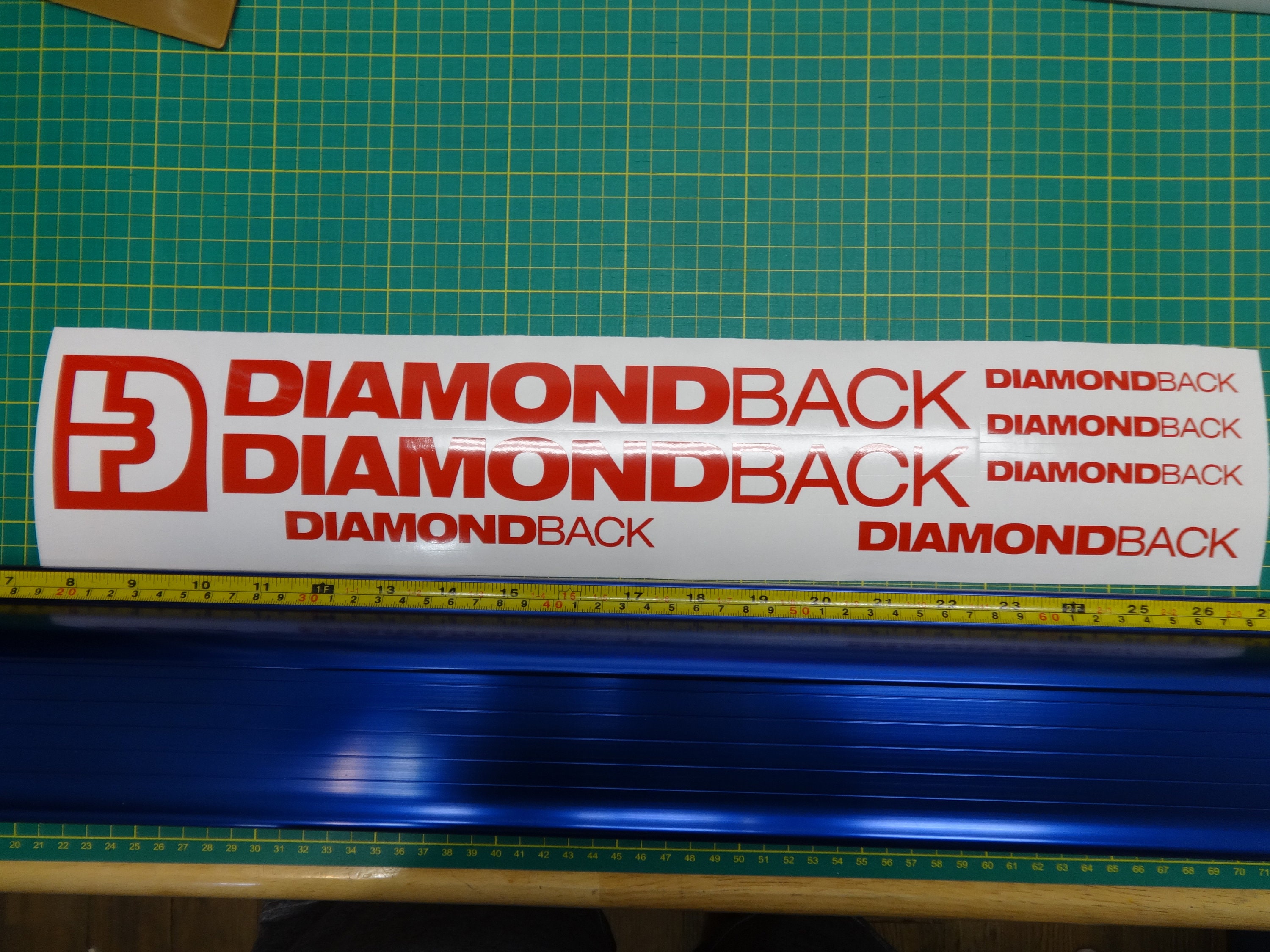 Custom Made Diamondback Style Bike Frame Decals Stickers. Made - Etsy