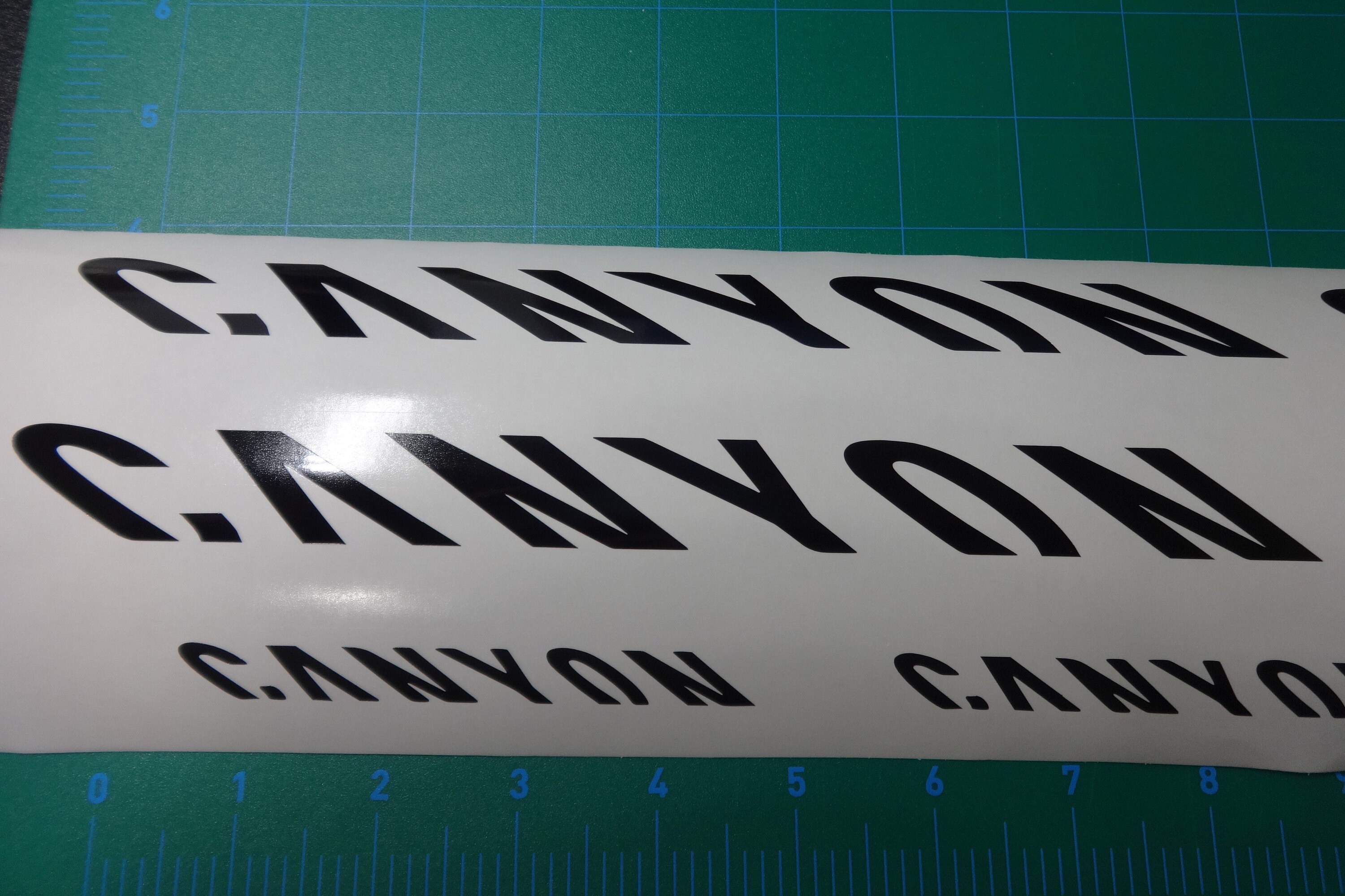 Custom Canyon Bikes Frame Decals Stickers. Made From High Quality Vinyl ...