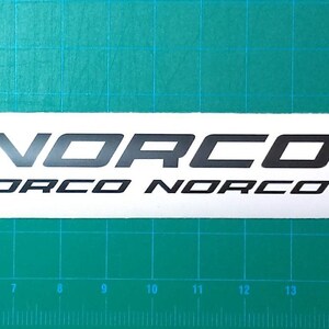 Custom Made Norco Style Bike Frame Decals Stickers. Made From High ...