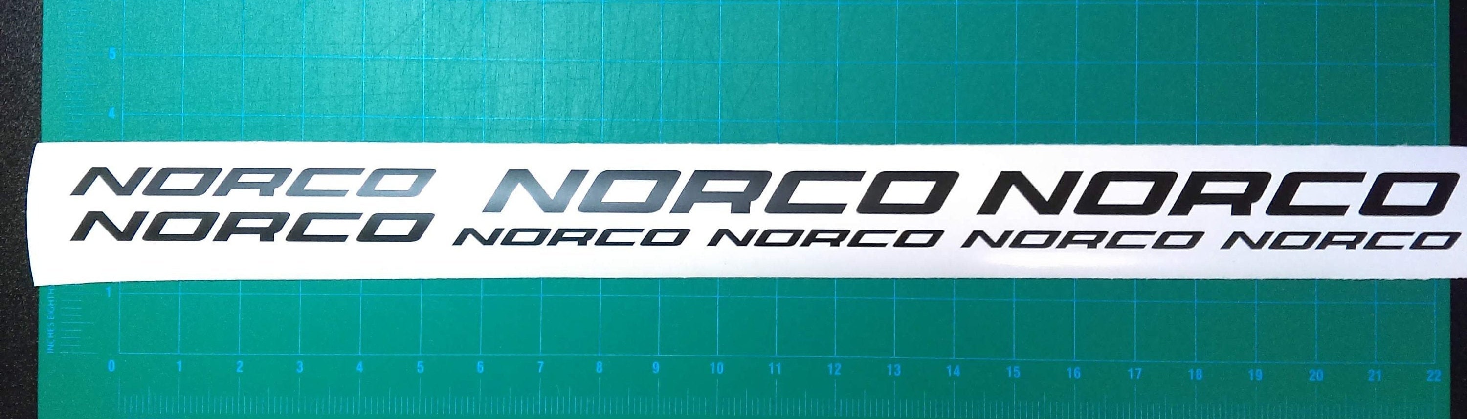 Custom Made Norco Style Bike Frame Decals Stickers. Made From - Etsy