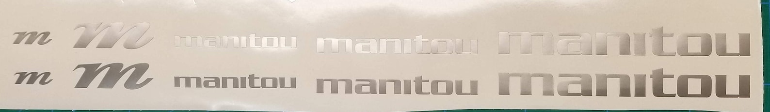 Manitou Logo Decals Stickers. Frame Fork Shock. Lots of Colors to ...