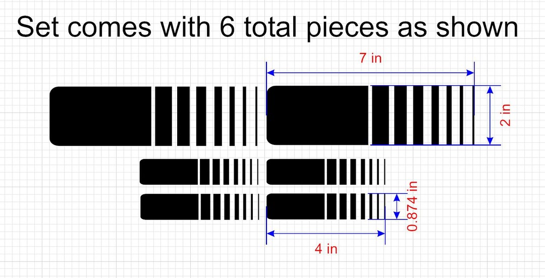 Bike Frame Decal Sticker Accent Kit. Made for Mountain, Road, CX, Kids ...