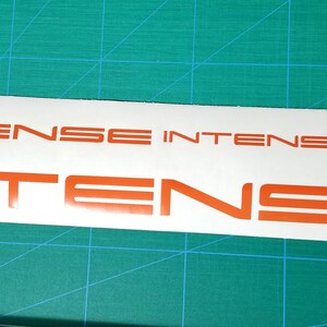 Custom Made Intense Style Bike Frame Decals Stickers. Made From High ...