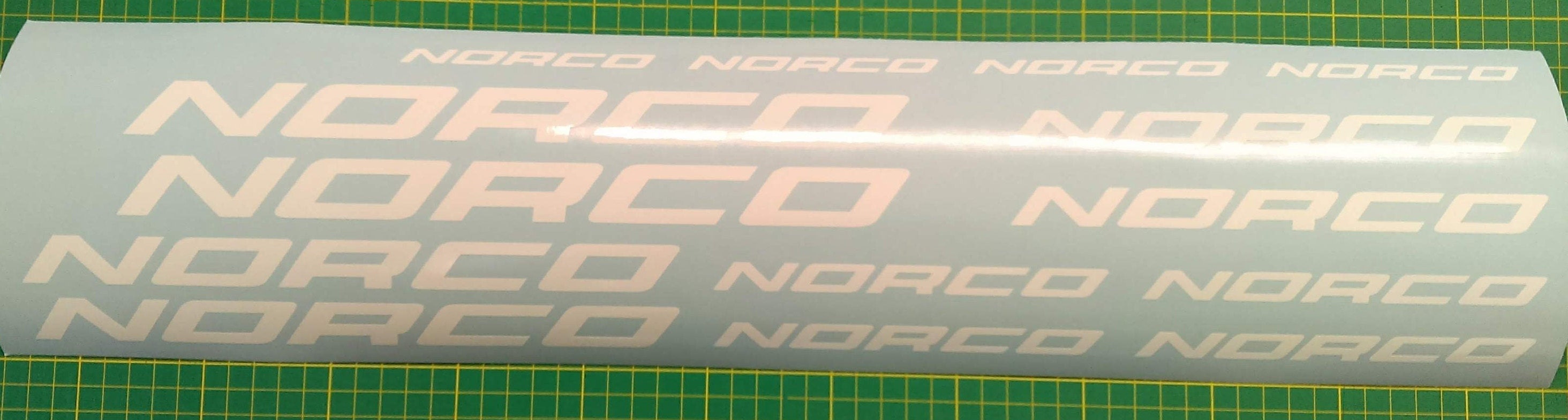 Custom Made Norco Style Bike Frame Decals Stickers. Made From | Etsy