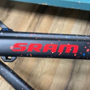 SRAM Logo Decals Stickers. Frame Fork Shock Wheels. Lots of Colors to ...