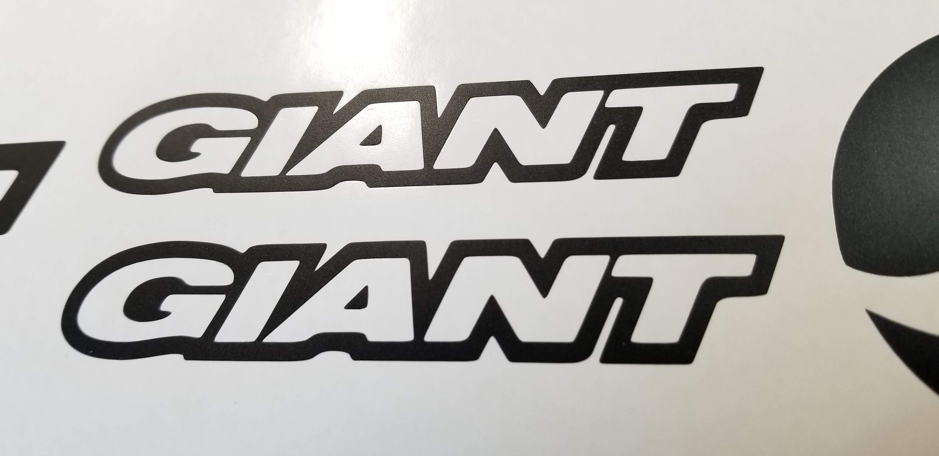 Custom Made Giant Style Bike Frame Decals Stickers. Made From High ...