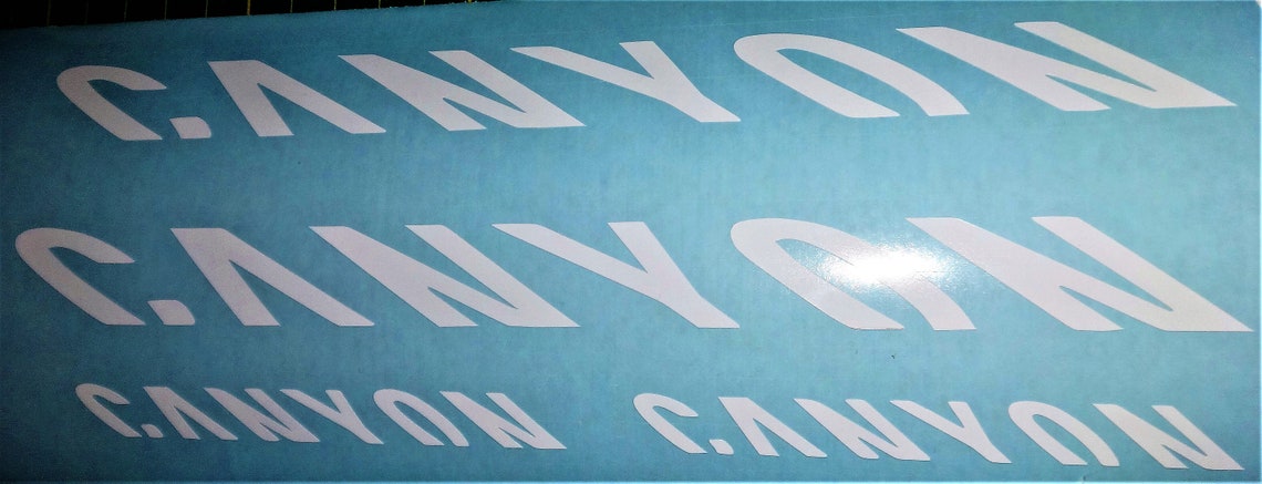 Custom Canyon Bikes Frame Decals Stickers. Made From High | Etsy