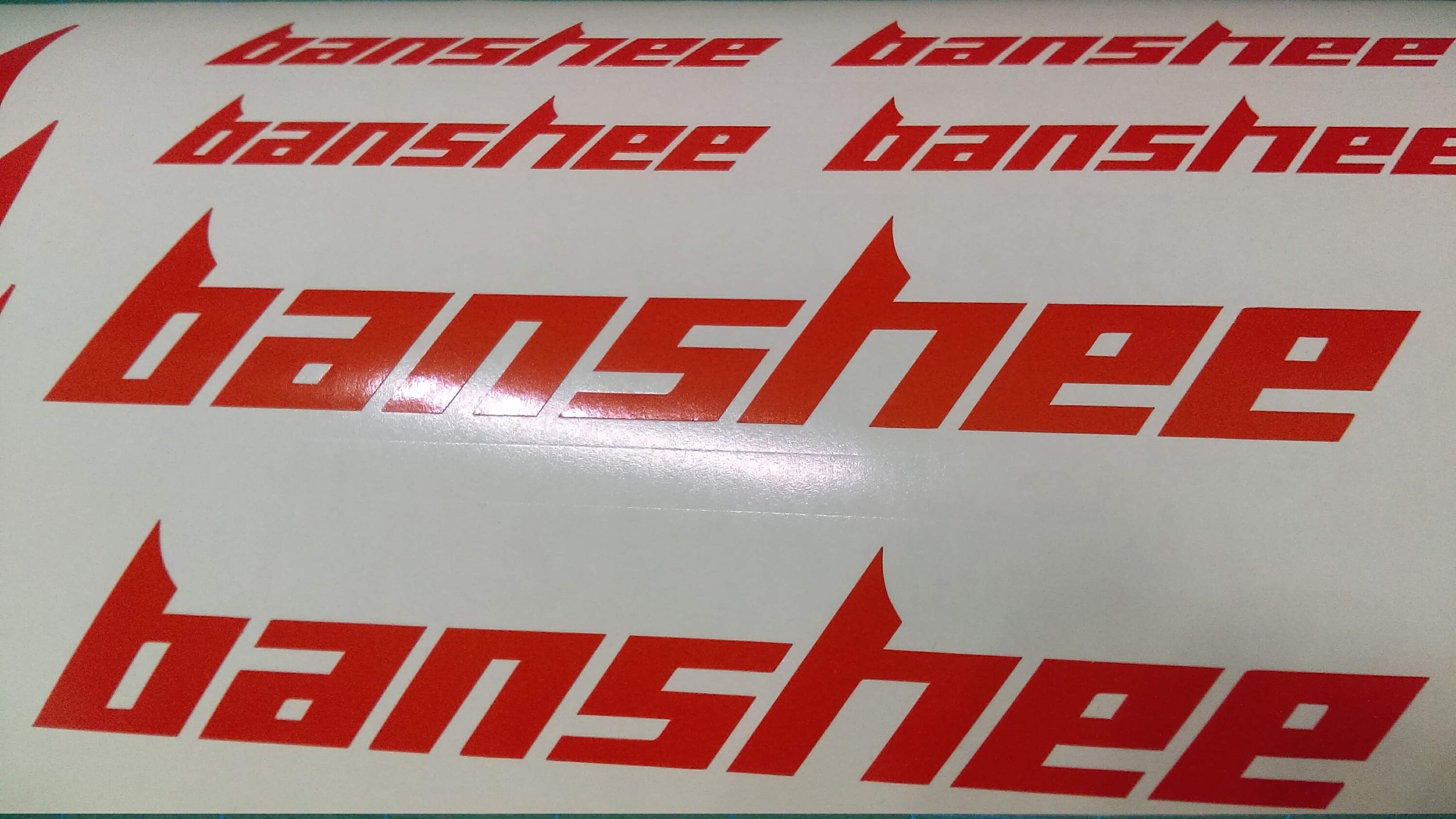 Custom Made Banshee Style Bike Frame Decals Stickers. Made - Etsy