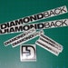 Custom Made Diamondback Style Bike Frame Decals Stickers. Made From ...