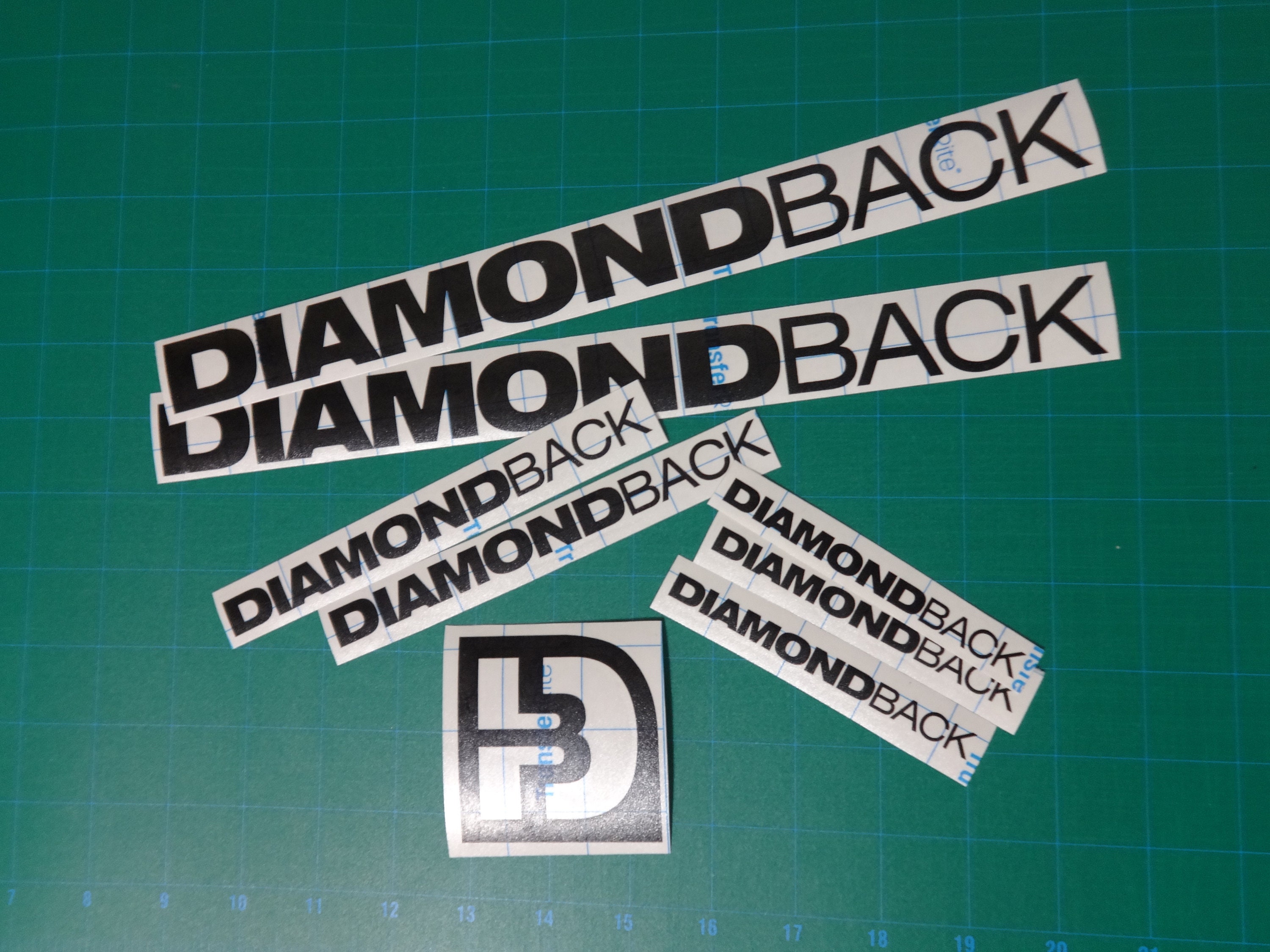 Custom Made Diamondback Style Bike Frame Decals Stickers. Made | Etsy