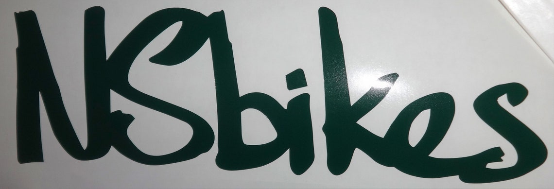 Custom Made NS Bikes Style Bike Frame Decals Stickers. Made - Etsy
