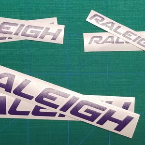 Custom Made Raleigh Style Bike Frame Decals Stickers. Made From High ...