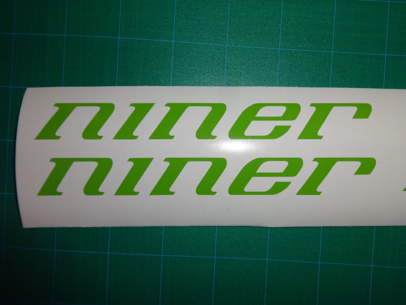 Custom Made Niner Style Bike Frame Decals Stickers. Made From - Etsy