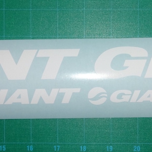 Custom Made Giant Style Bike Frame Decals Stickers. Made From High ...