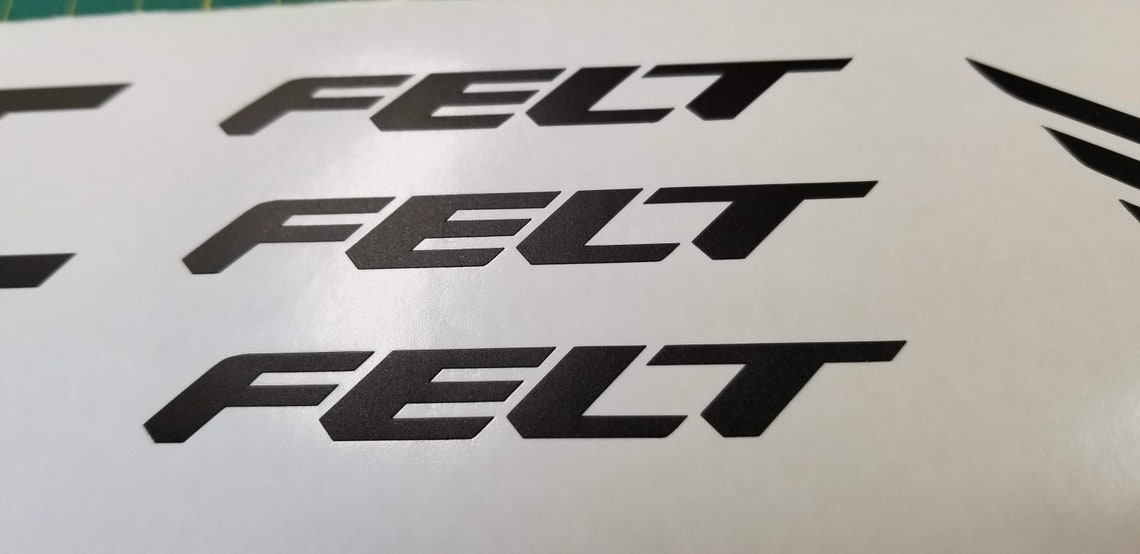 Custom Felt Bikes Frame Decals Stickers. Made From High - Etsy