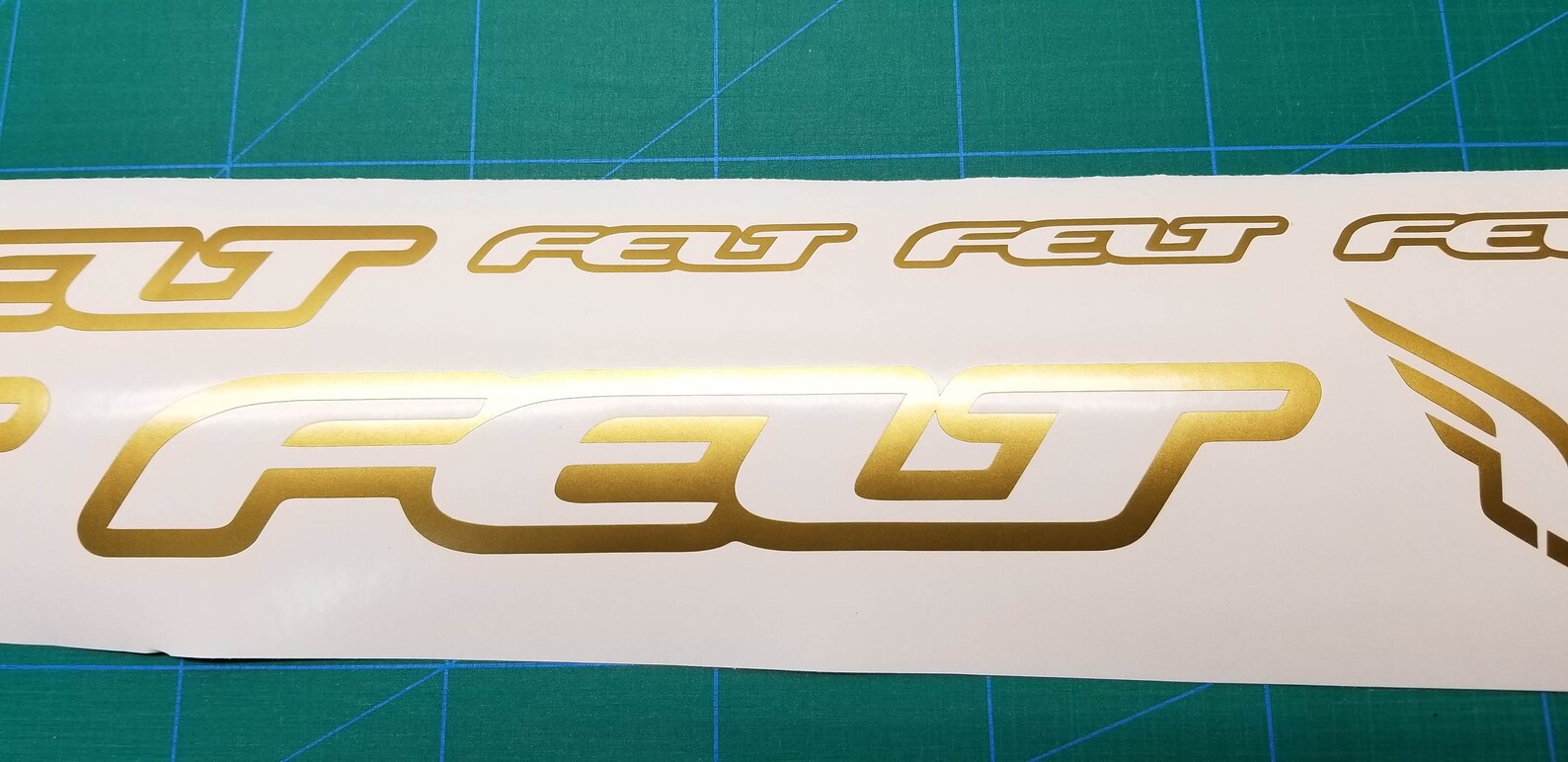 Custom Made Felt Style Bike Frame Decals Stickers. Made From | Etsy