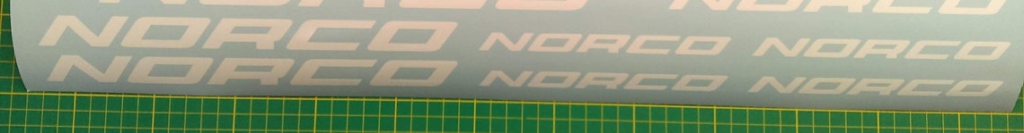Custom Made Norco Style Bike Frame Decals Stickers. Made From - Etsy