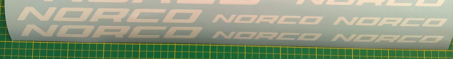 Custom Made Norco Style Bike Frame Decals Stickers. Made From - Etsy