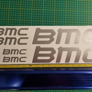 Custom BMC Bikes Frame Decals Stickers. Made From High Quality Vinyl ...