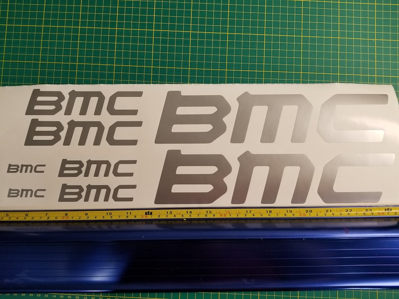 Custom BMC Bikes Frame Decals Stickers. Made From High Quality Vinyl ...