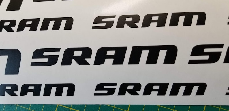SRAM Logo Decals Stickers. Frame Fork Shock Wheels. Lots of - Etsy