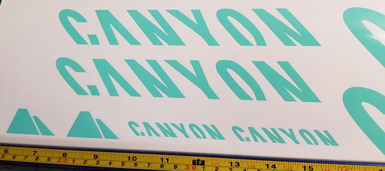 Custom Canyon Bikes Frame Decals Stickers. Made From High - Etsy