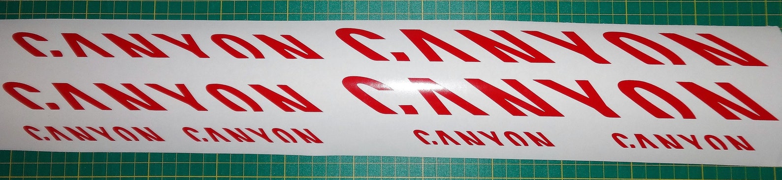 Custom Canyon Bikes Frame Decals Stickers. Made From High Quality Vinyl ...