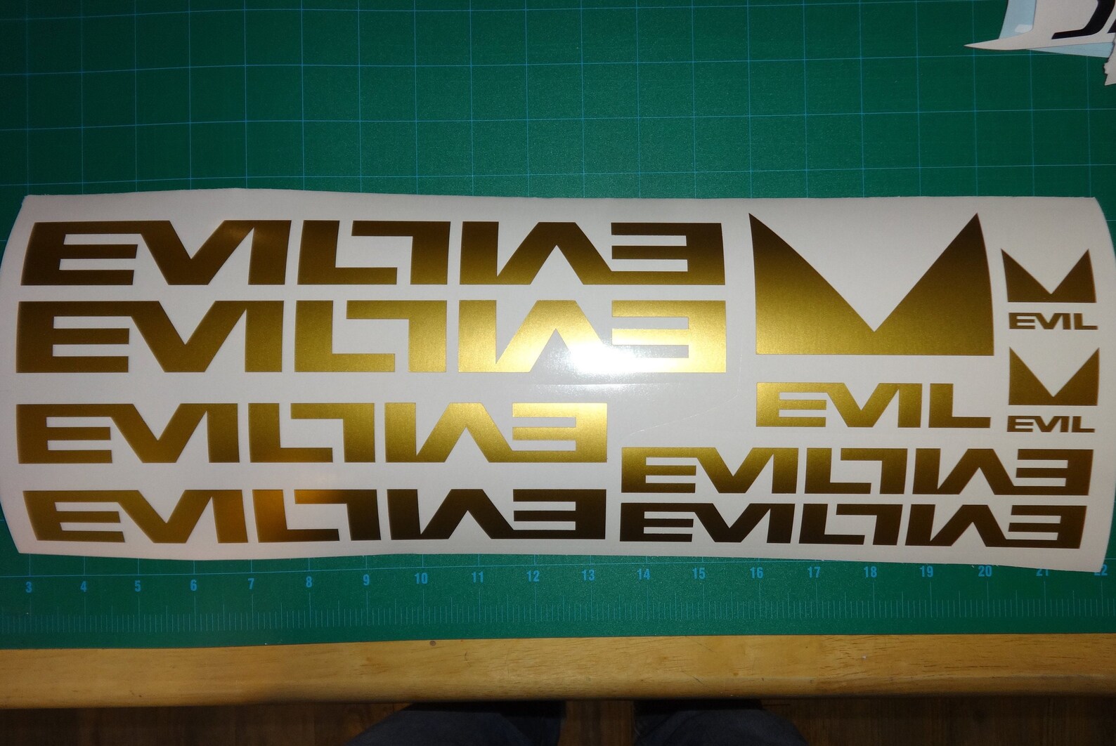 Custom Evil Bikes Frame Decals Stickers. Made From High Quality Vinyl ...