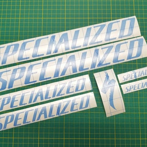 Specialized Style Bike Frame Decals Stickers. Made From High Quality ...