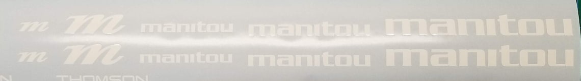 Manitou Logo Decals Stickers. Frame Fork Shock. Lots of Colors - Etsy