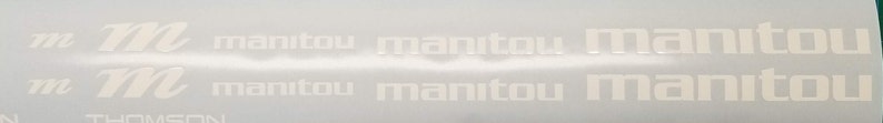 Manitou Logo Decals Stickers. Frame Fork Shock. Lots of Colors - Etsy