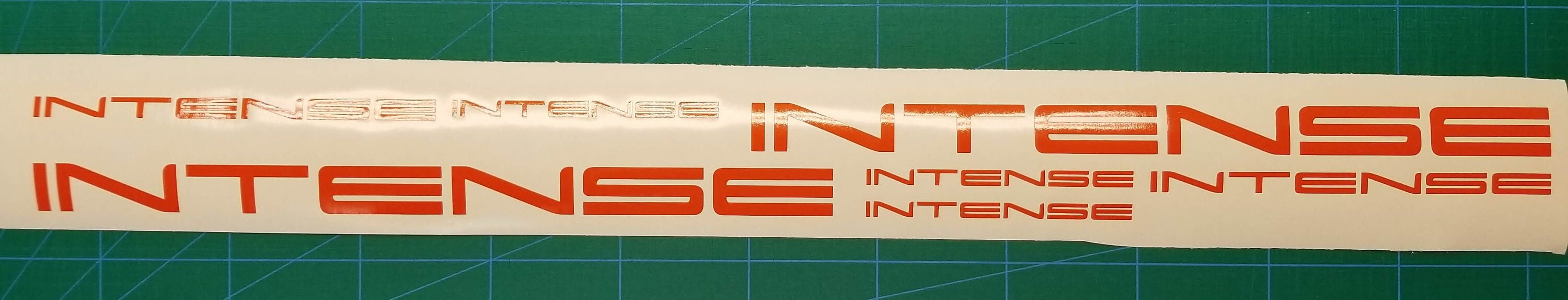 Custom Made Intense Style Bike Frame Decals Stickers. Made | Etsy