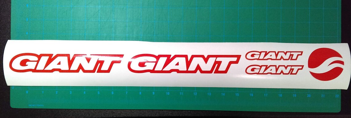 Custom Made Giant Style Bike Frame Decals Stickers. Made From - Etsy