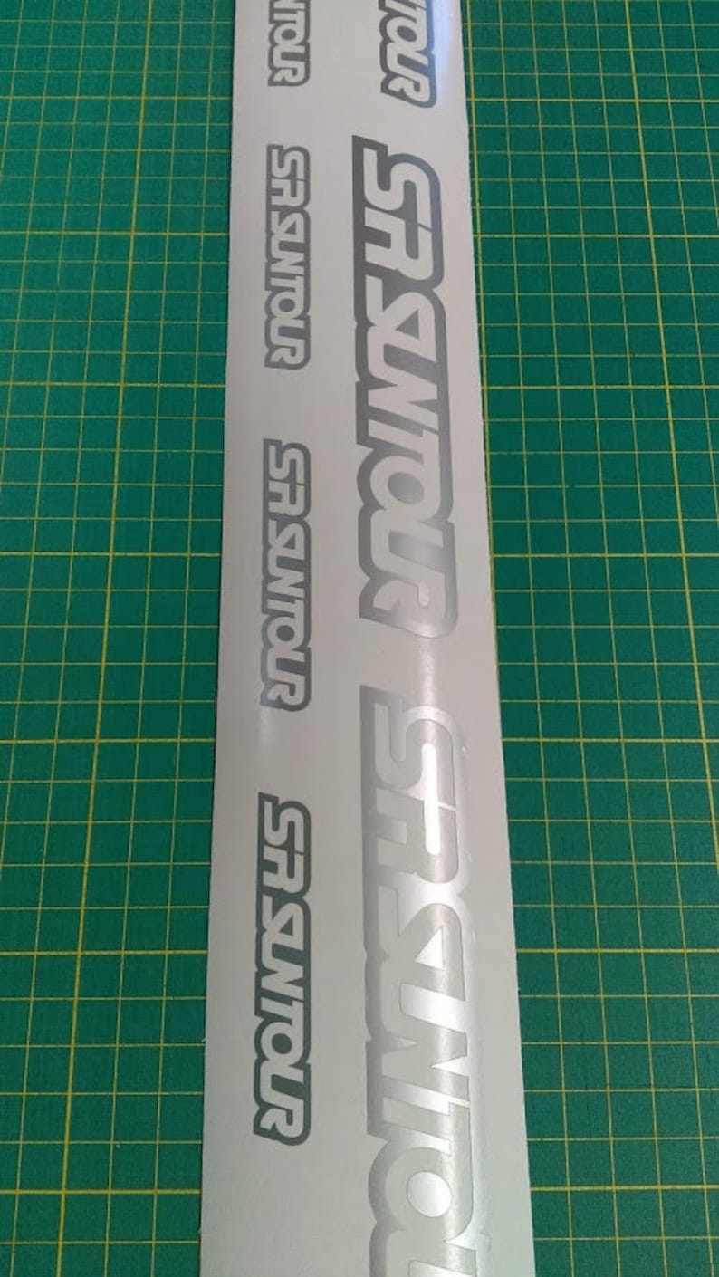 Buy SR Suntour Logo Decals Stickers. Frame Fork Shock Wheels. Lots ...