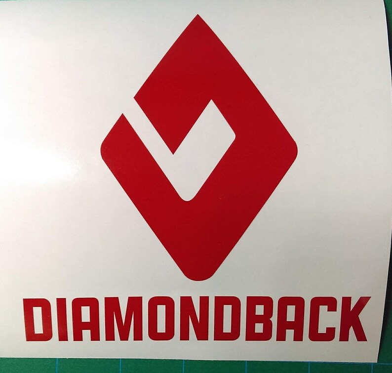 Diamondback Logo Window Decal Sticker. Lots of Colors to - Etsy
