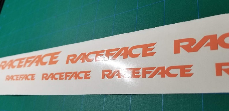 Race Face Logo Decals Stickers. Frame Fork Shock Wheels. Lots of Colors ...