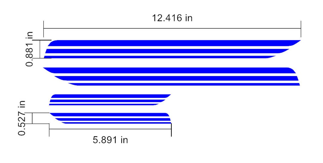 Stripes Bike Frame Accent Kit Decals Stickers. for Mountain, Road, CX ...