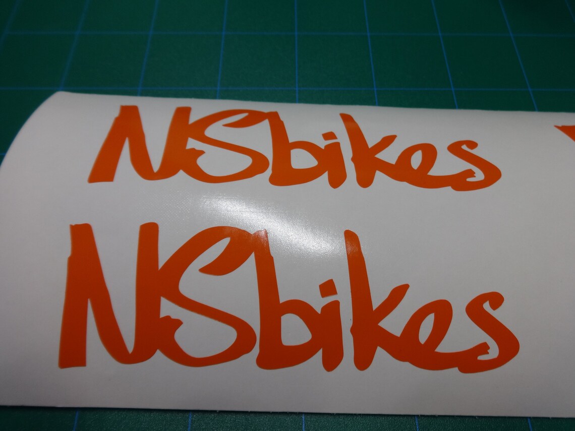 Custom Made NS Bikes Style Bike Frame Decals Stickers. Made | Etsy