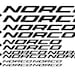 Custom Made Norco Style Bike Frame Decals Stickers. Made From High ...