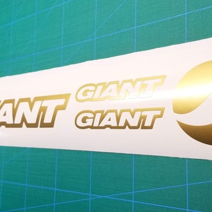 Custom Made Giant Style Bike Frame Decals Stickers. Made From High ...
